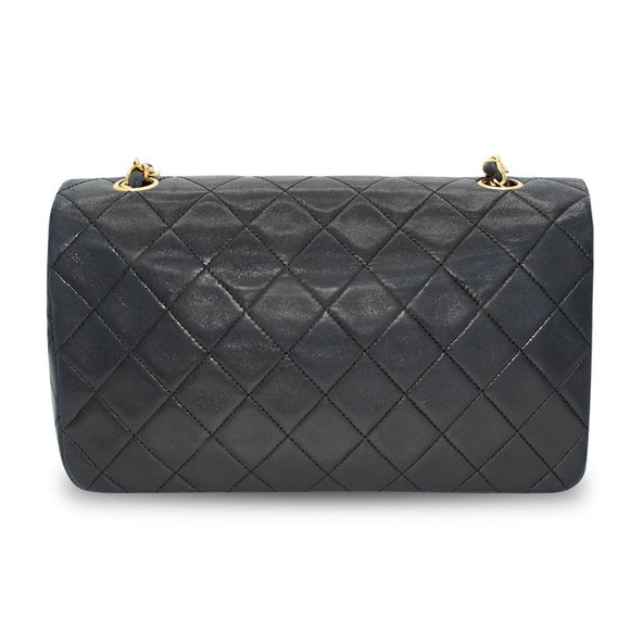 CHANEL | Bags | Chanel Lambskin Black With Metalasse Gold Chain | Poshmark